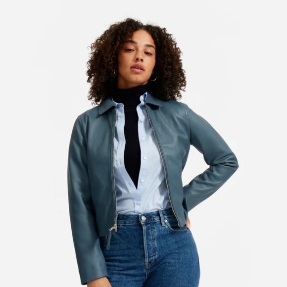 Everlane | Jackets & Coats | Everlane Leather Jacket | Poshmark